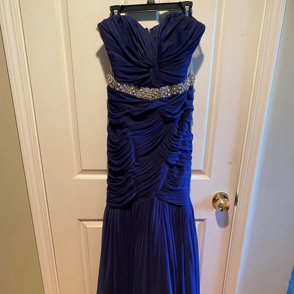 City Studio | Dresses | Sexy Midnight Blue Prom Dress | Poshmark